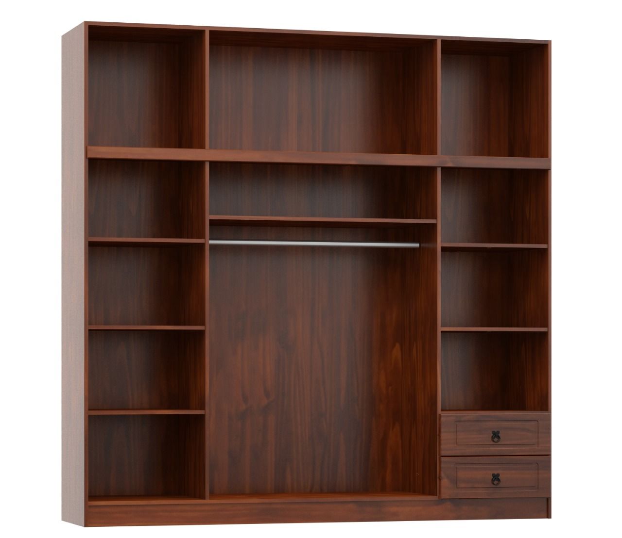 Placard Placar Ropero 8 Puertas 2 Cajones Madera Maciza → LG Amoblamientos