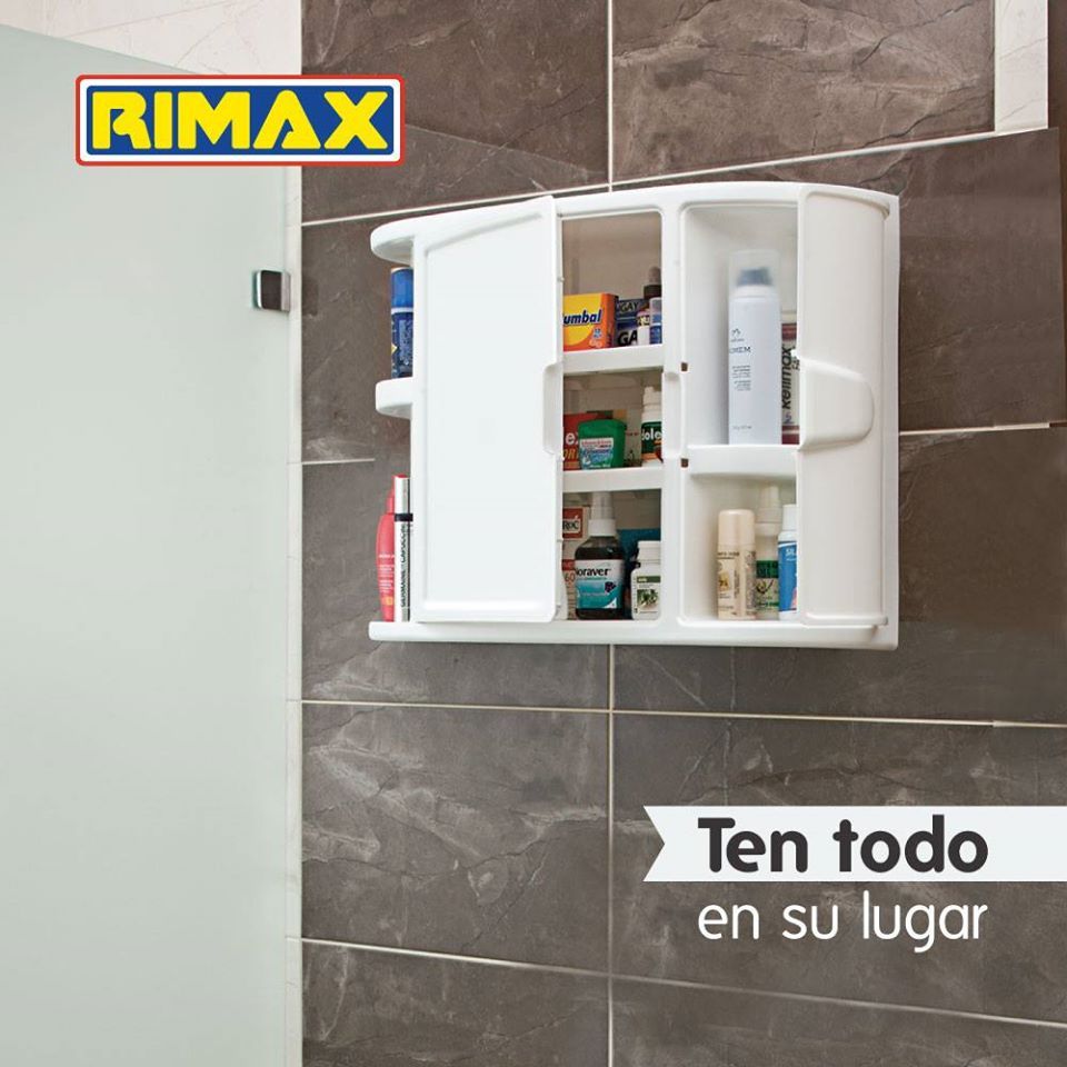 Botiquin Gabinete Para Baño Con Espejo Rimax – OUTLET → LG Amoblamientos