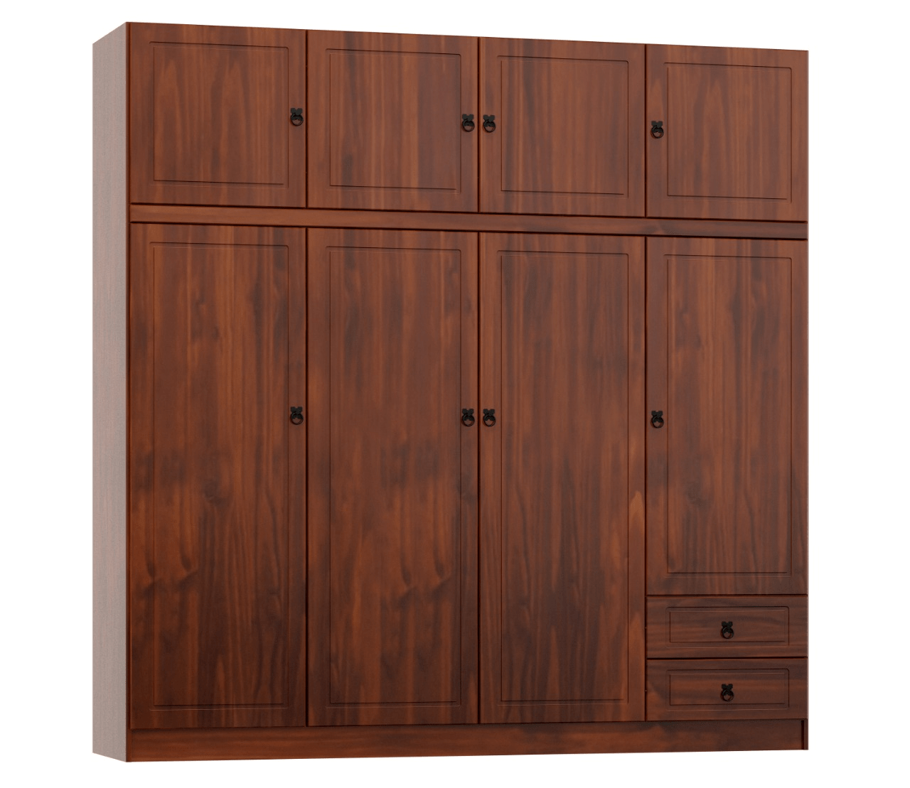 Placard Placar Ropero 8 Puertas 2 Cajones Madera Maciza → LG Amoblamientos