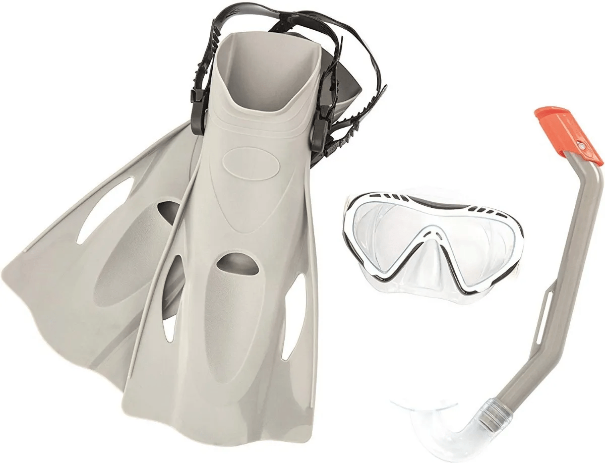 Snorkel Mascara Y Patas De Rana Bestway Hydro-swim Niños → LG Amoblamientos