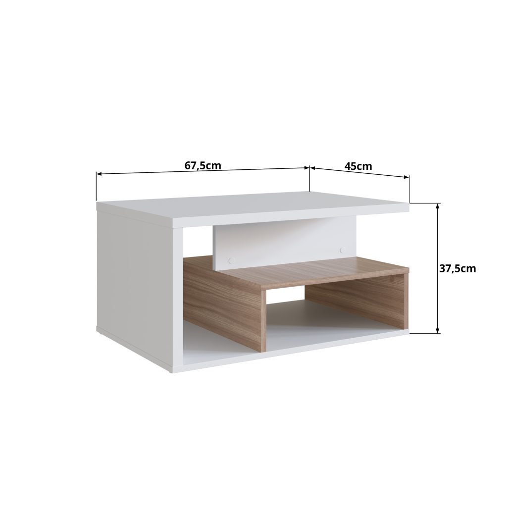 Mesa De Living Central Mesa Ratona + Rack 2 Puertas → LG Amoblamientos