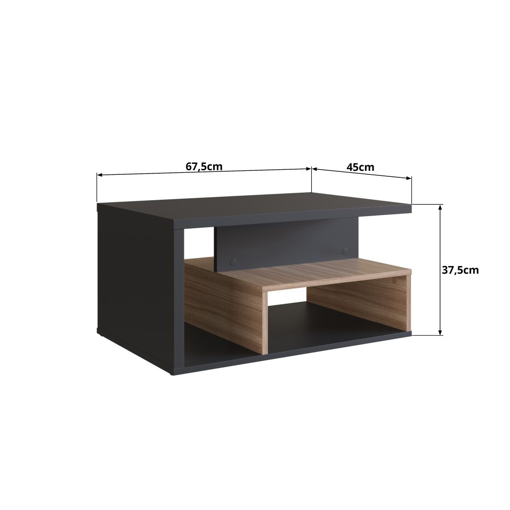 Mesa De Living Central Mesa Ratona + Rack 2 Puertas → LG Amoblamientos