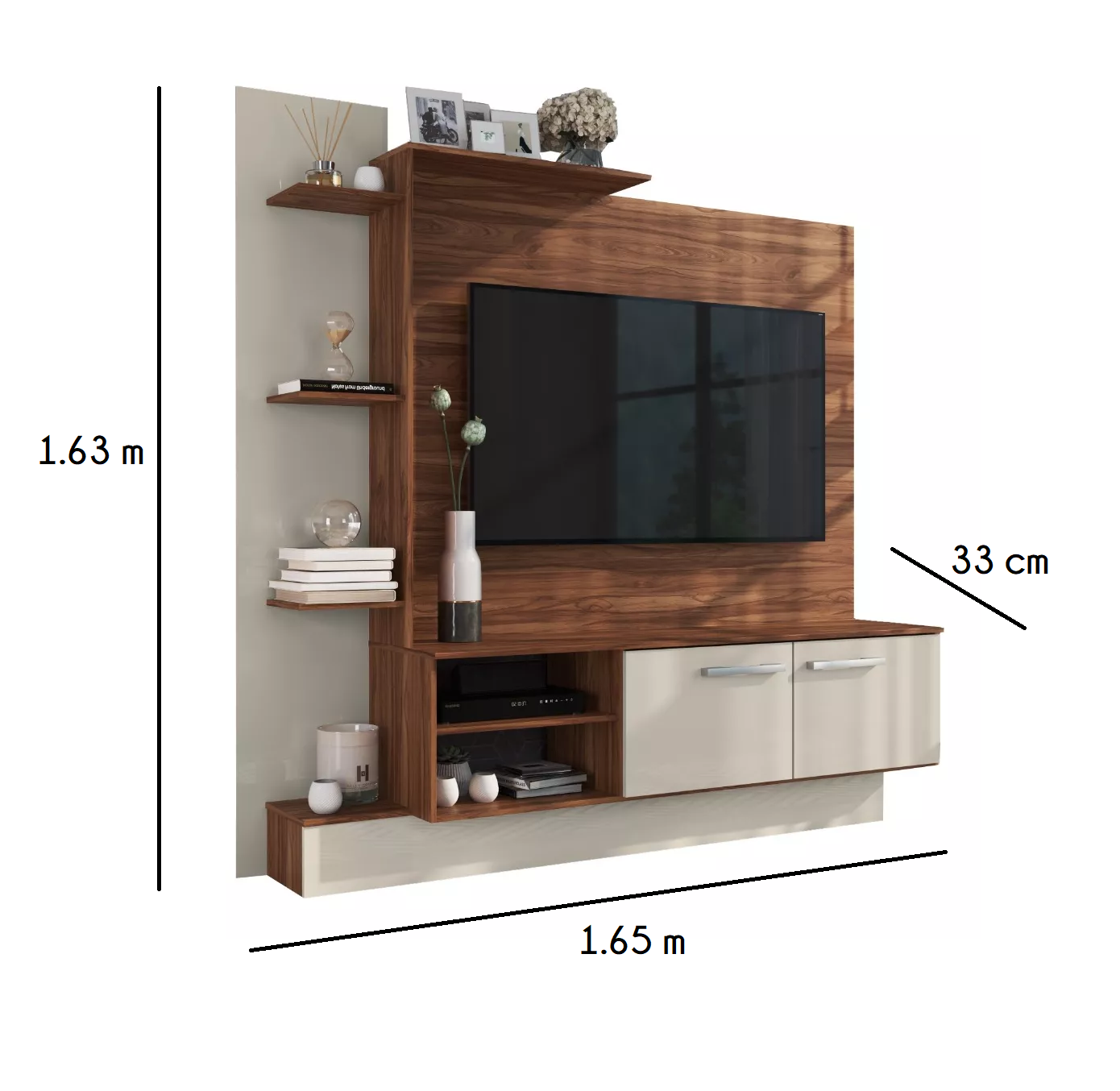 Rack Modular Para Tv Home Theater Con Estantes Moderno → LG Amoblamientos