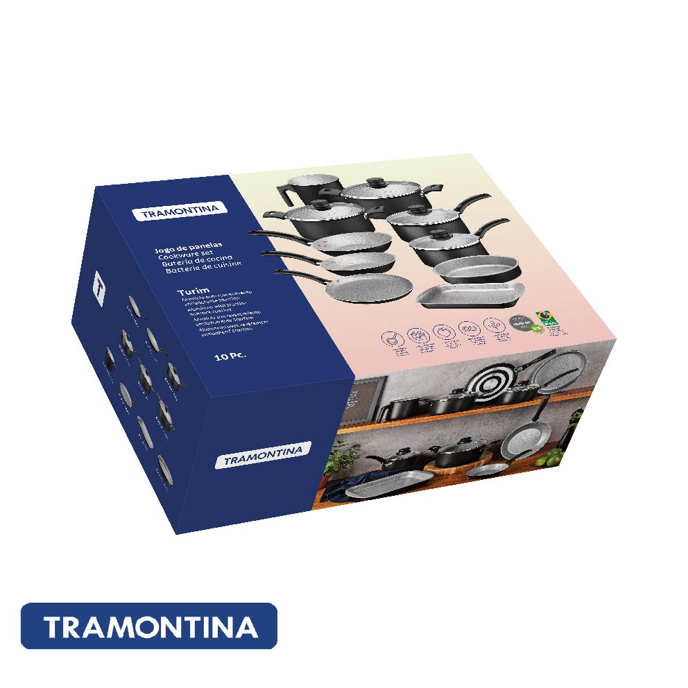 Juego De Batería Ollas 14 Piezas Turim Tramontina → LG Amoblamientos