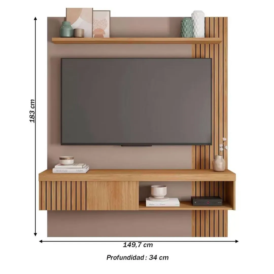 Rack Panel Tv Hasta 55 Pulgadas Living Puerta Corrediza → LG Amoblamientos